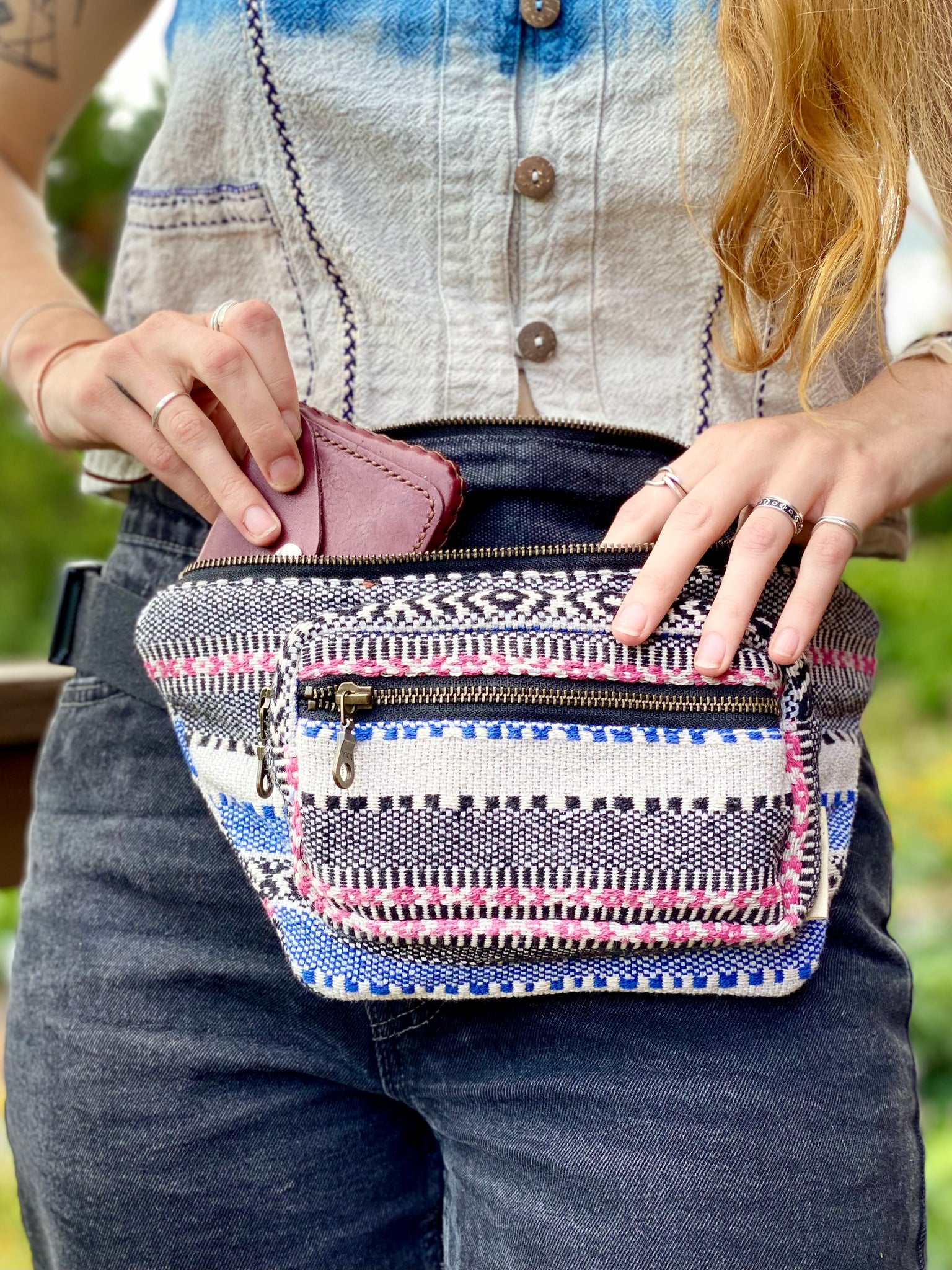 Denim Throw – Color of Heat